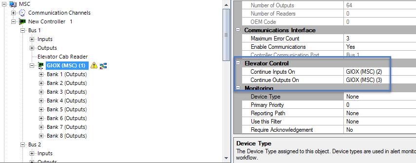 Elevator Control via NXT-MSC Controllers